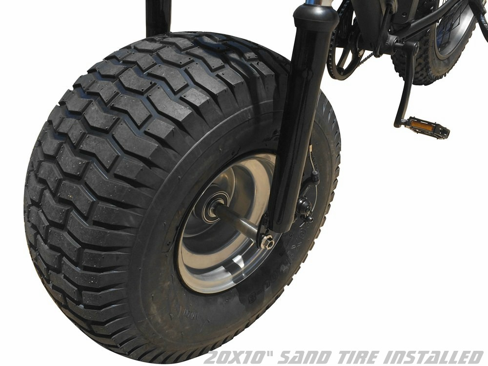 XTERRAIN 500 Uber Fat Bike Includes Fat and Even Fatter Front Wheels ...