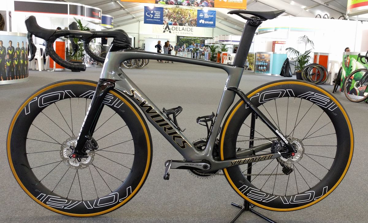 TDU 2017 Tech: Peter Sagan's Disc Brake Specialized Venge & Gold Wheels ...