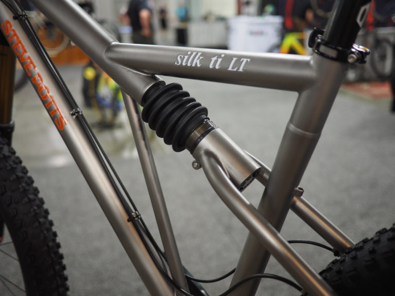 NAHBS 2017: Steve Potts rocks out with Ti pivotless suspension, Steel ...