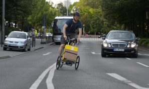 The TReGo Trolley quickly converts your bike into a cargo hauler ...