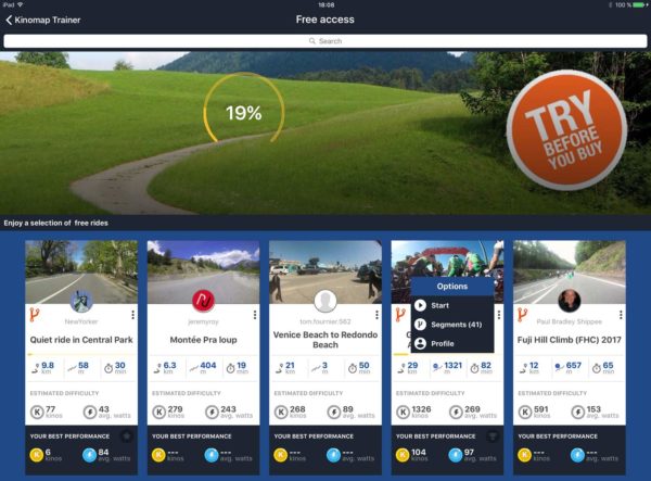 Kinomap updates video integration for virtual training on popular ...