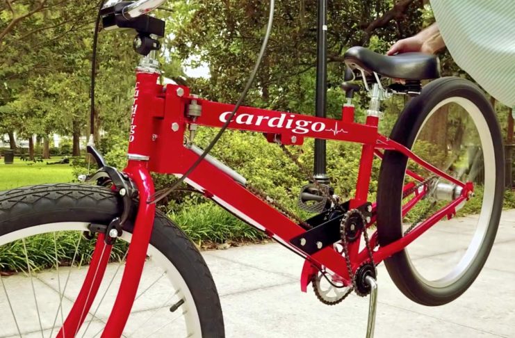 Found: Wild, telescoping Cardigo Bike gives upper body workout while ...