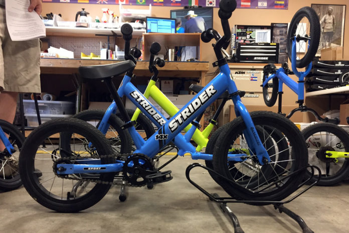 Brilliant new Strider 14x Sport quickly transforms from balance bike to ...