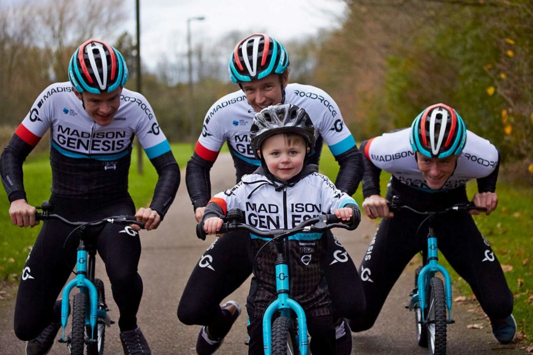 Genesis in the kids' balance bike game with Madison Genesis team ...