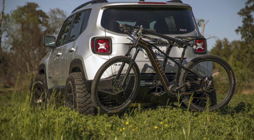 Avid Essentials' fully retractable bike rack hides in the rear bumper ...