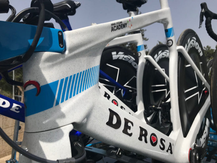 Giro101 Tech: Israel Cycling Academy's DeRosa road & TT bikes - Bikerumor