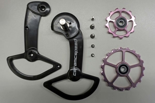 CeramicSpeed spin up Limited Edition Pink Pulleys at the Giro - Bikerumor