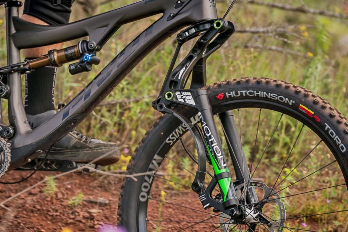 Motion updates wild 170mm E18 leaf spring, linkage enduro mountain bike ...