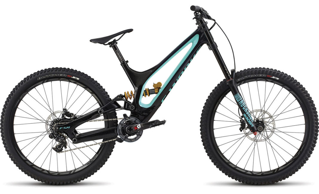 Crankworx Les Gets DH Tech: Prototype Specialized Demo w/ wild rear ...