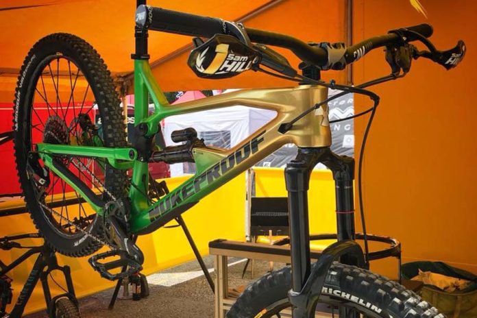 Nukeproof Mega 275c WORX sparkles Sam Hill EWS world champ replica ...