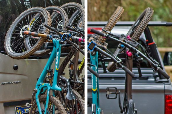 Yakima HangOver hauls heavy duty, vertical bike racks for trucks & the ...