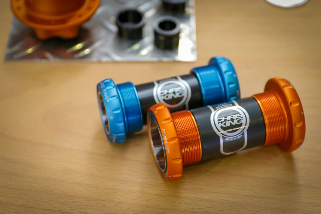 EB18: Chris King teases new Matte Mango and Blue parts - Bikerumor