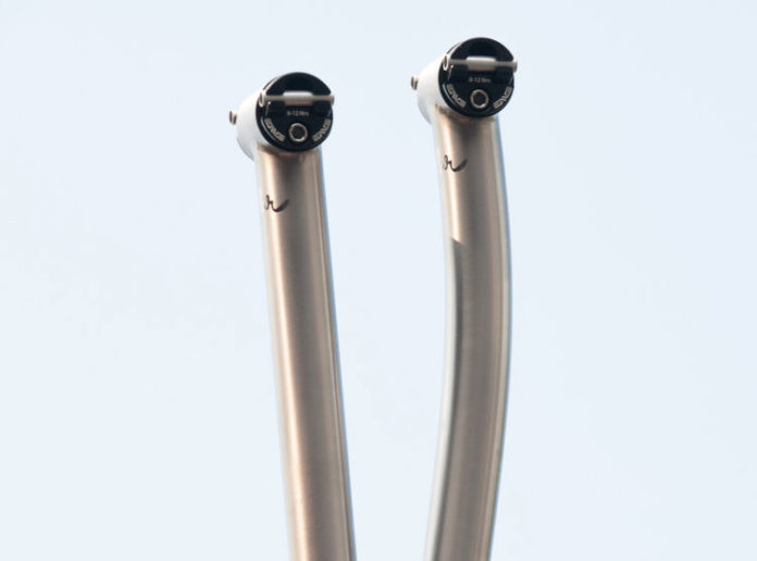 Sklar crafts new titanium seat posts in straight or bendy setback ...