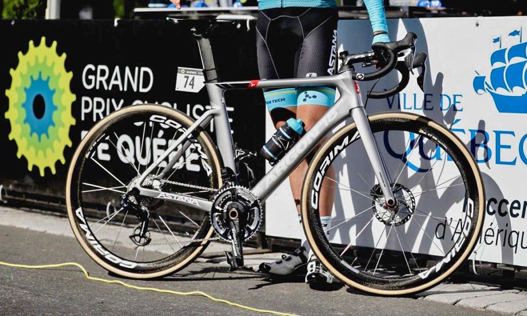 2019 Argon 18 Nitrogen Disc debuted under Astana, racing new disc-only aero road bike - Bikerumor
