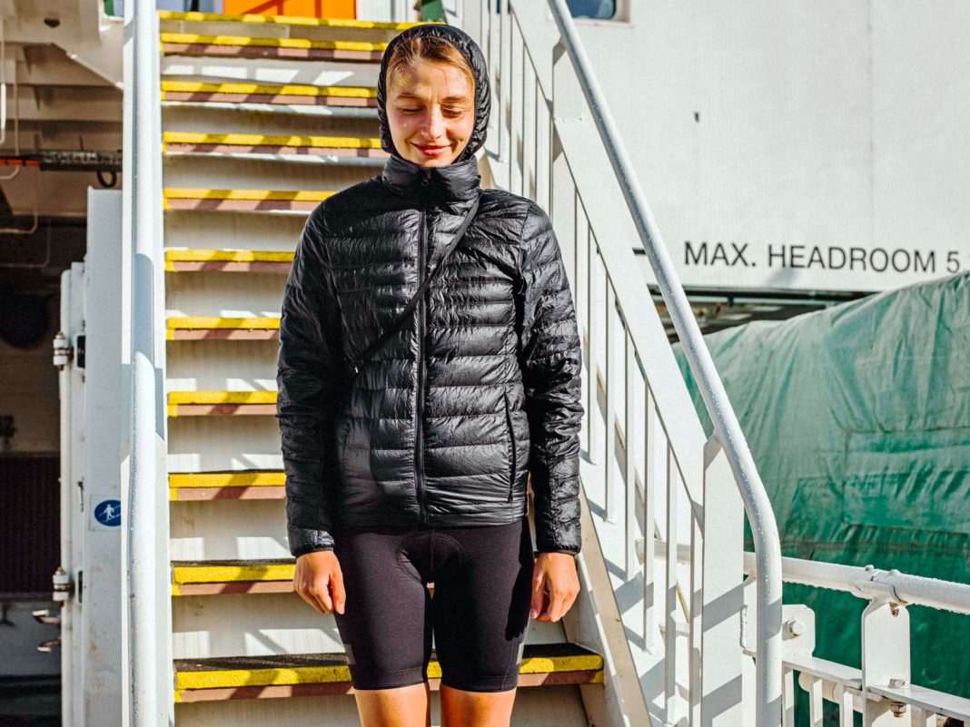 Rapha tops off Brevet Explore bikepacking kit with Down Jacket & Sleeping Bag - Bikerumor