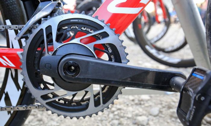 Sneak Peek: SRAM Red eTap 12 speed road prototypes, Quarq power meter ...
