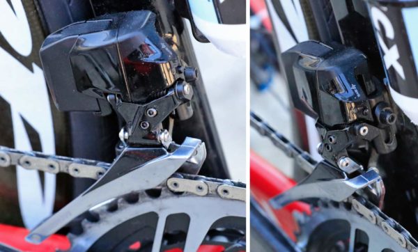 Sneak Peek: SRAM Red eTap 12 speed road prototypes, Quarq power meter ...