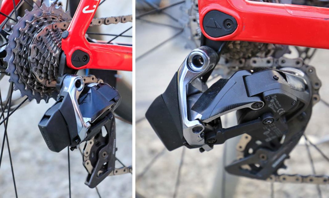 Sneak Peek: SRAM Red eTap 12 speed road prototypes, Quarq power meter ...