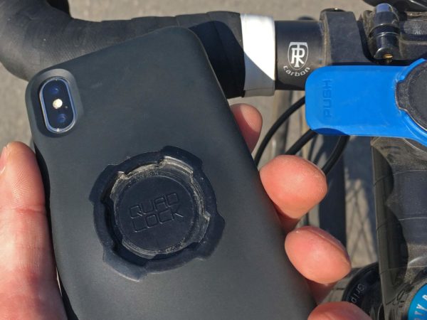 Review: Quad Lock iPhone X case & out-front Bike Mount keeps smartphone ...