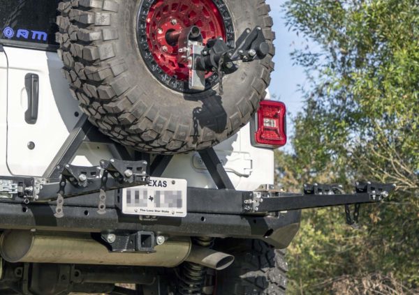 Roam Offroad debuts swing-away integrated tray-style bike rack...for ...