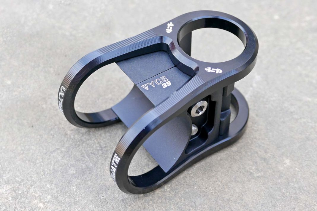 Just in: Ultimate USE clamps 35mm Vyce stem onto Boom carbon MTB bar ...