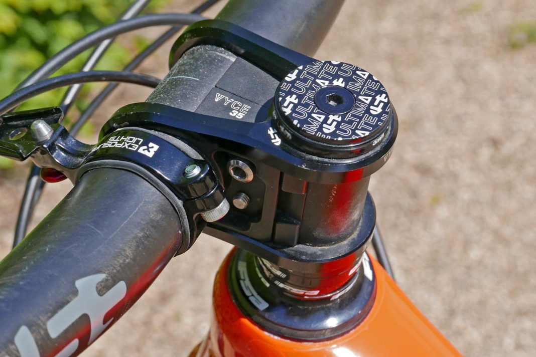 Just in: Ultimate USE clamps 35mm Vyce stem onto Boom carbon MTB bar ...