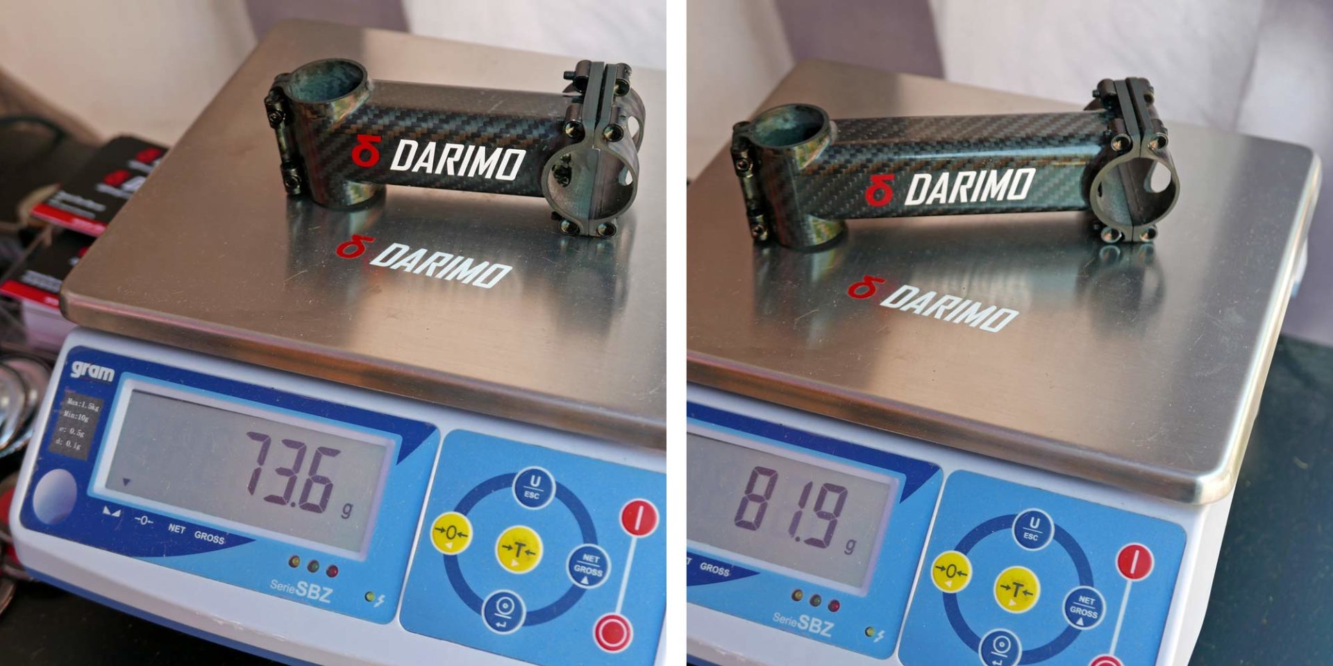 Darimo sheds more grams with ultralight 74g carbon stem on 4.9kg road ...