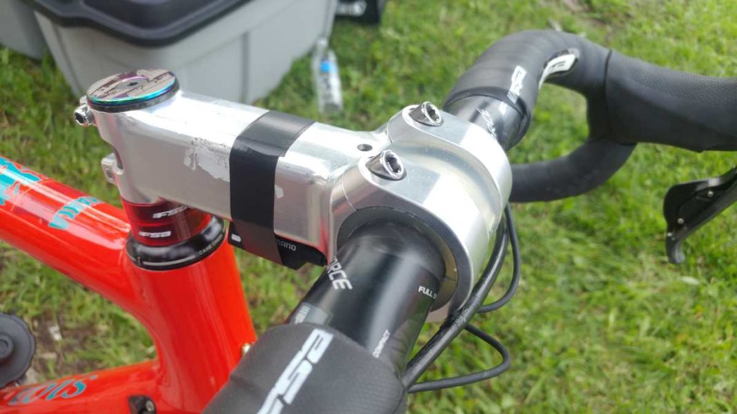 Spotted at 2019 Dirty Kanza: FSA's Prototype VAS Gravel Stem (Vibration ...