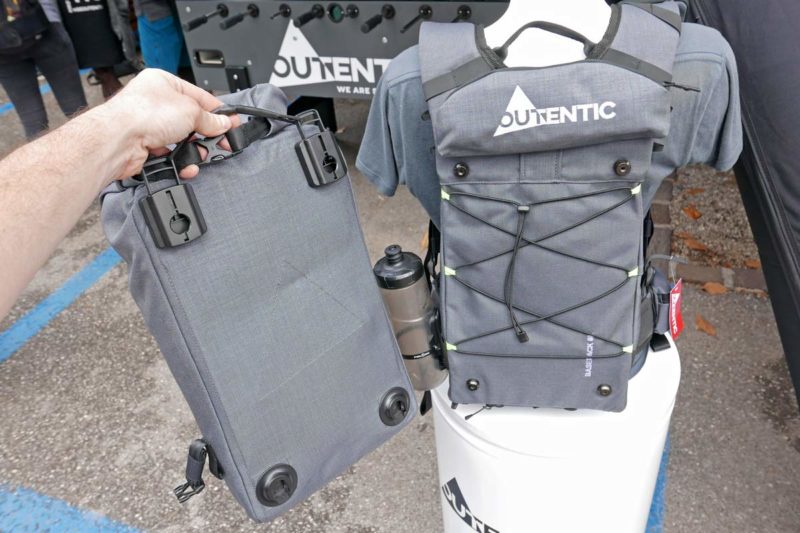 Outentic puts a bike on your back - modular backpack for enduro ...