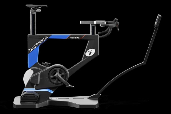 TrueKinetix TrueBike fitness bike spins more realistic indoor training ...