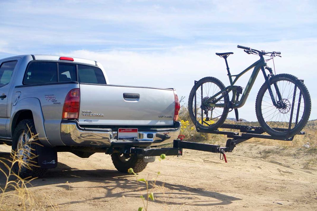 Review: 1Up USA Equip-D Double bike rack and RakAttach swing away hitch ...