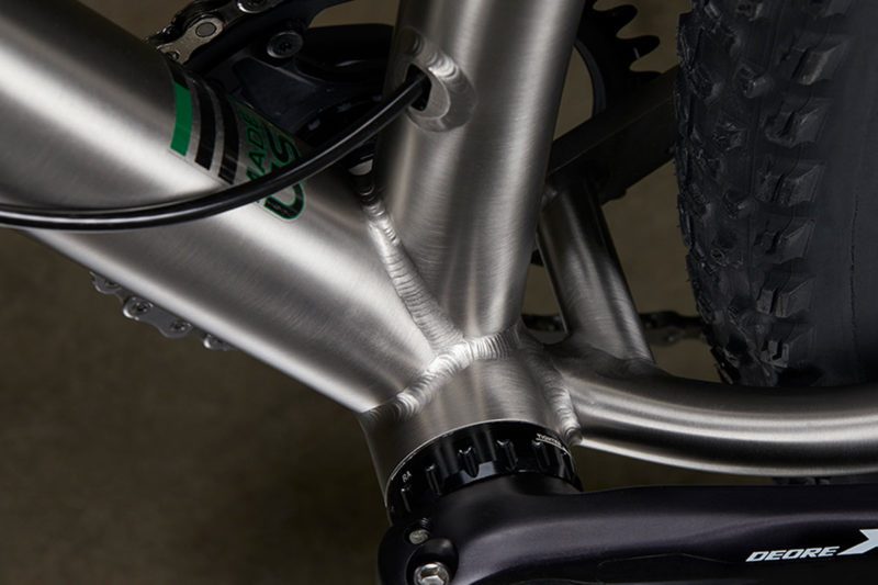 US made Sage Powerline Titanium Hardtail MTB ready to go full gas on a ...