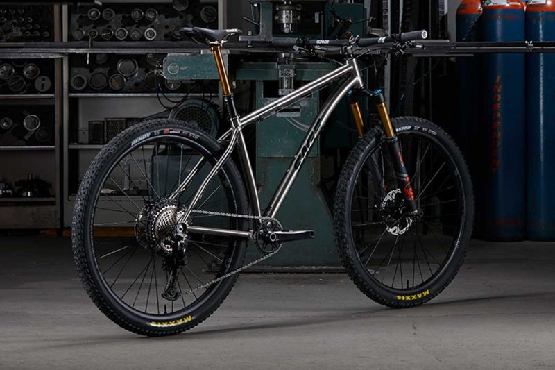 US made Sage Powerline Titanium Hardtail MTB ready to go full gas on a ...