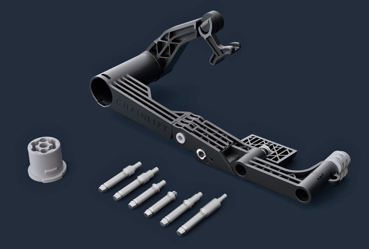 Chainlift tool does the dirty work of wheel removal & brake tuning ...