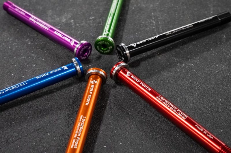 Wolf Tooth thru axles get skinny for skinny tires w/ 12mm option for ...