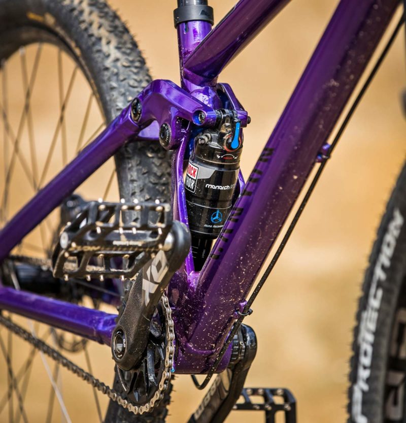 Canyon sticks Stitched 720° full suspension slopestyle mountain bike ...