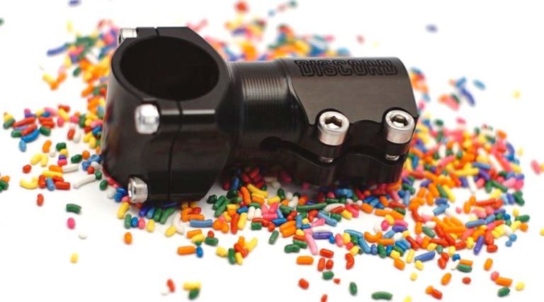 Discord Creemee & w(Right) 0mm stems, ultra-short adventure bike ...