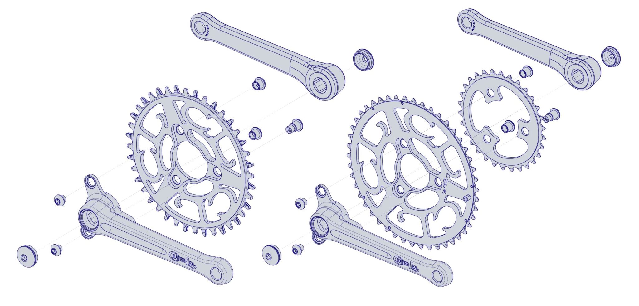 Chater-Lea Grand Tour Crankset lends classic British style to modern 1x ...