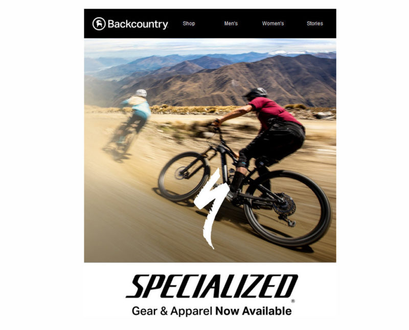 Specialized Gear & Apparel now available online through Backcountry ...