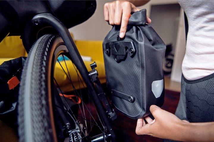 Ortlieb bikepacking frame bags add easy rolltop closure, plus versatile ...