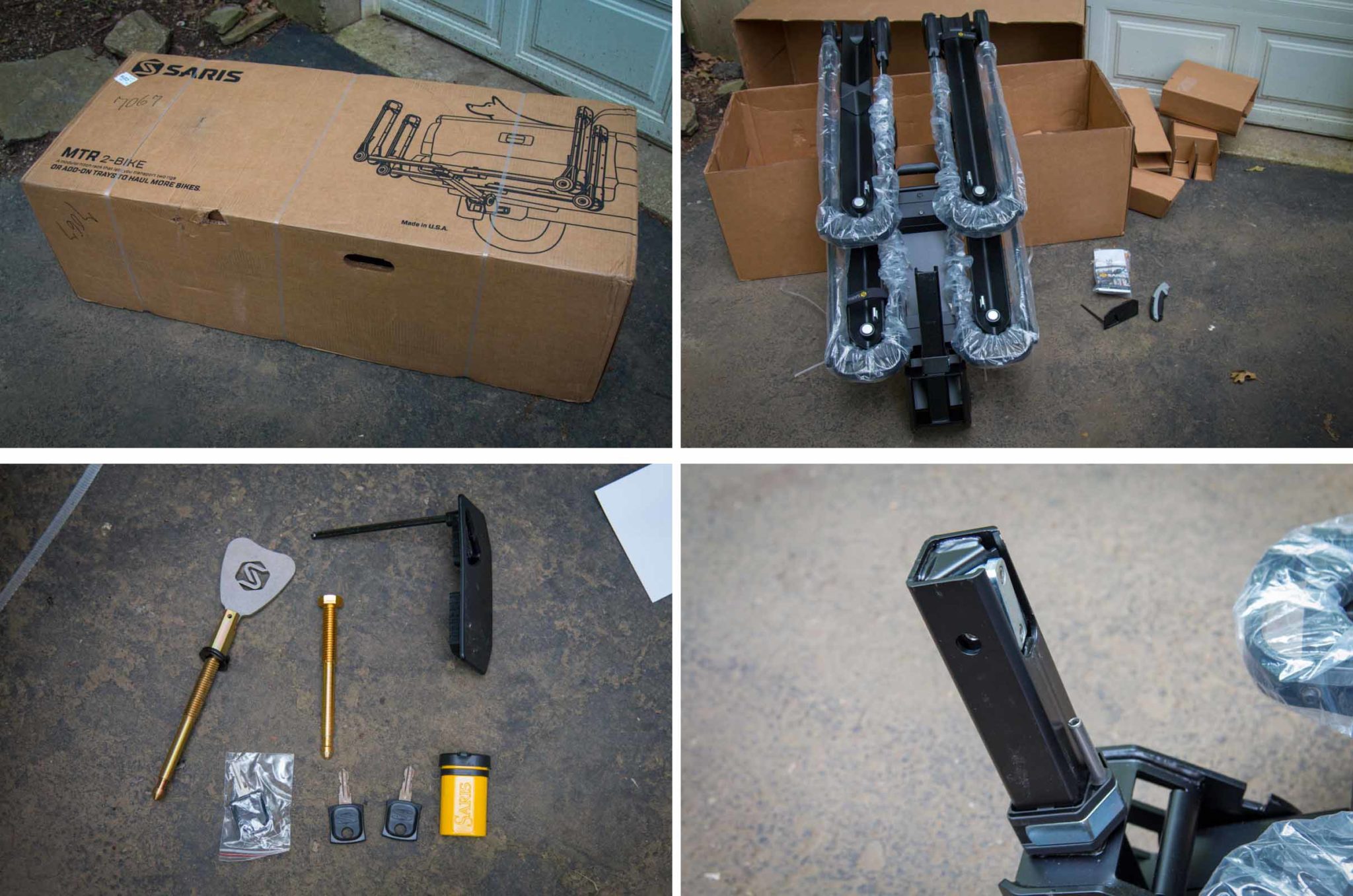 Review: Saris MTR 2 Bike modular hitch rack ratchets down & stands out ...