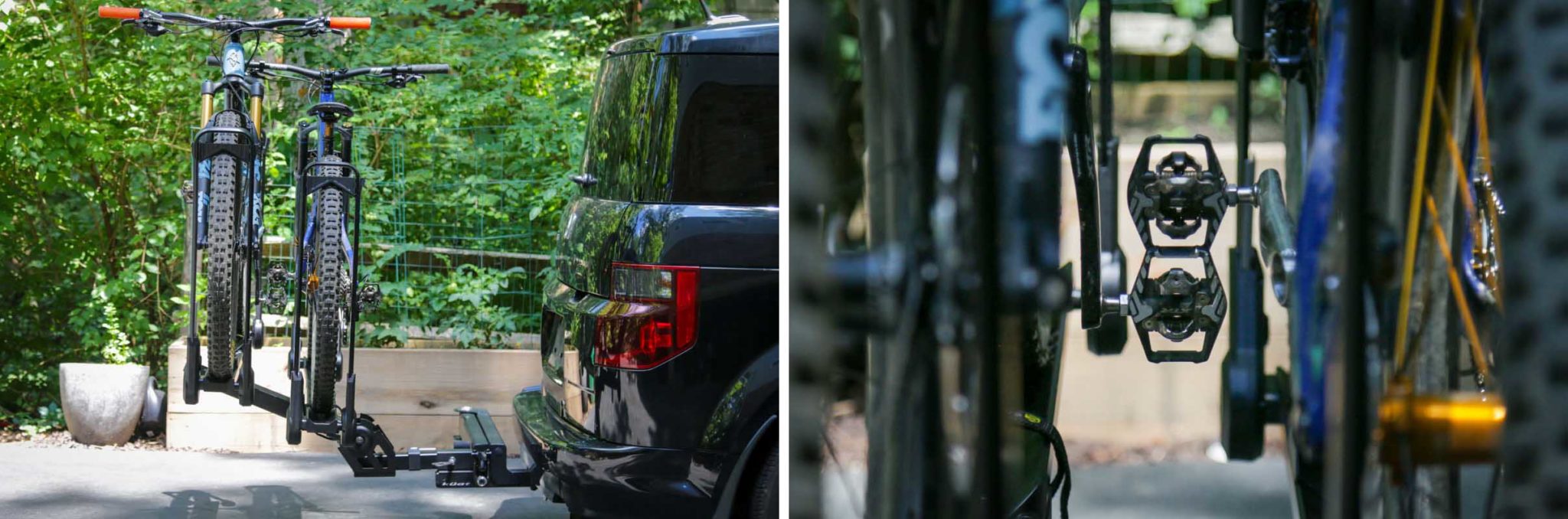 Review: Saris MTR 2 Bike modular hitch rack ratchets down & stands out ...