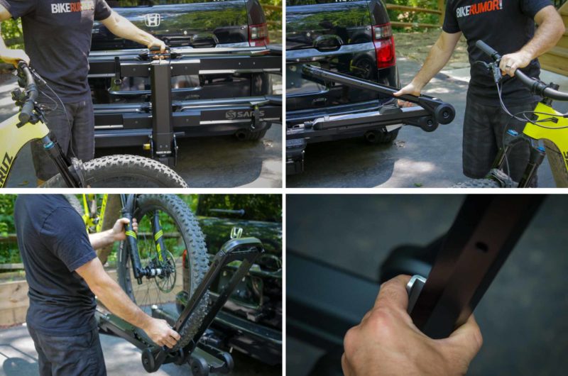 Review: Saris MTR 2 Bike modular hitch rack ratchets down & stands out ...