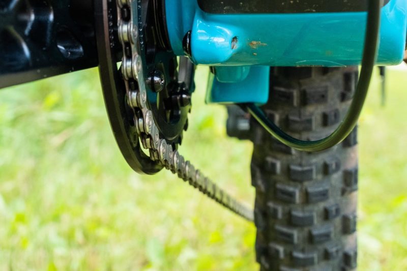 Wolf Tooth CAMO BashSpider spins protective web around your chainring ...