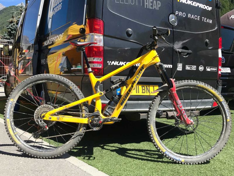 Spy Shot: New Nukeproof Enduro Bike raced by Team CRC at EWS Zermatt ...