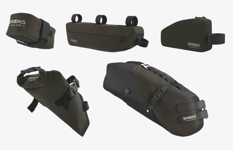 New Brooks Scape waterproof frame bags send you anywhere in classic ...