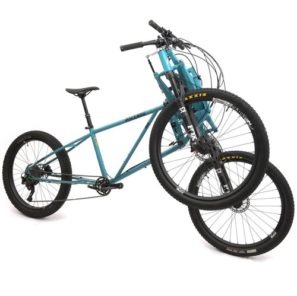 Ascendu 3 x 3 mountain tricycle has two handlebars & gearing to climb ...