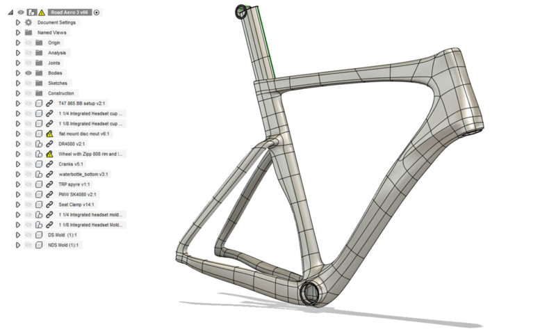 Found: Predator RF20 aero road bike generates custom carbon, made in ...