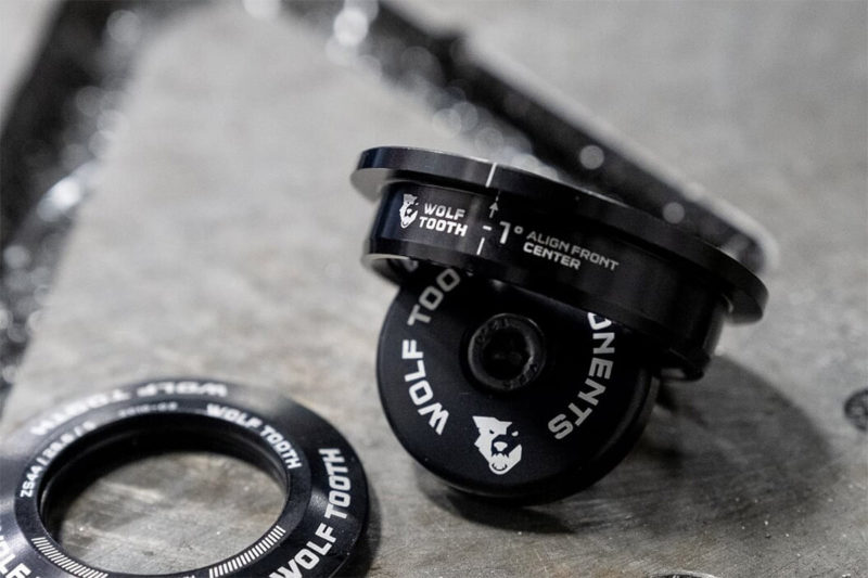 Wolf Tooth Components GeoShift headset lets you adjust head angle on ...