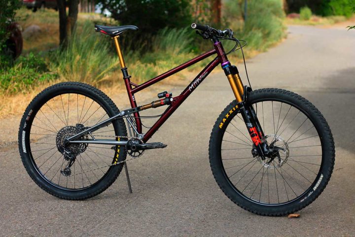 Myth Cycles send 140mm Zodiac single-pivot 29er trail bike straight ...